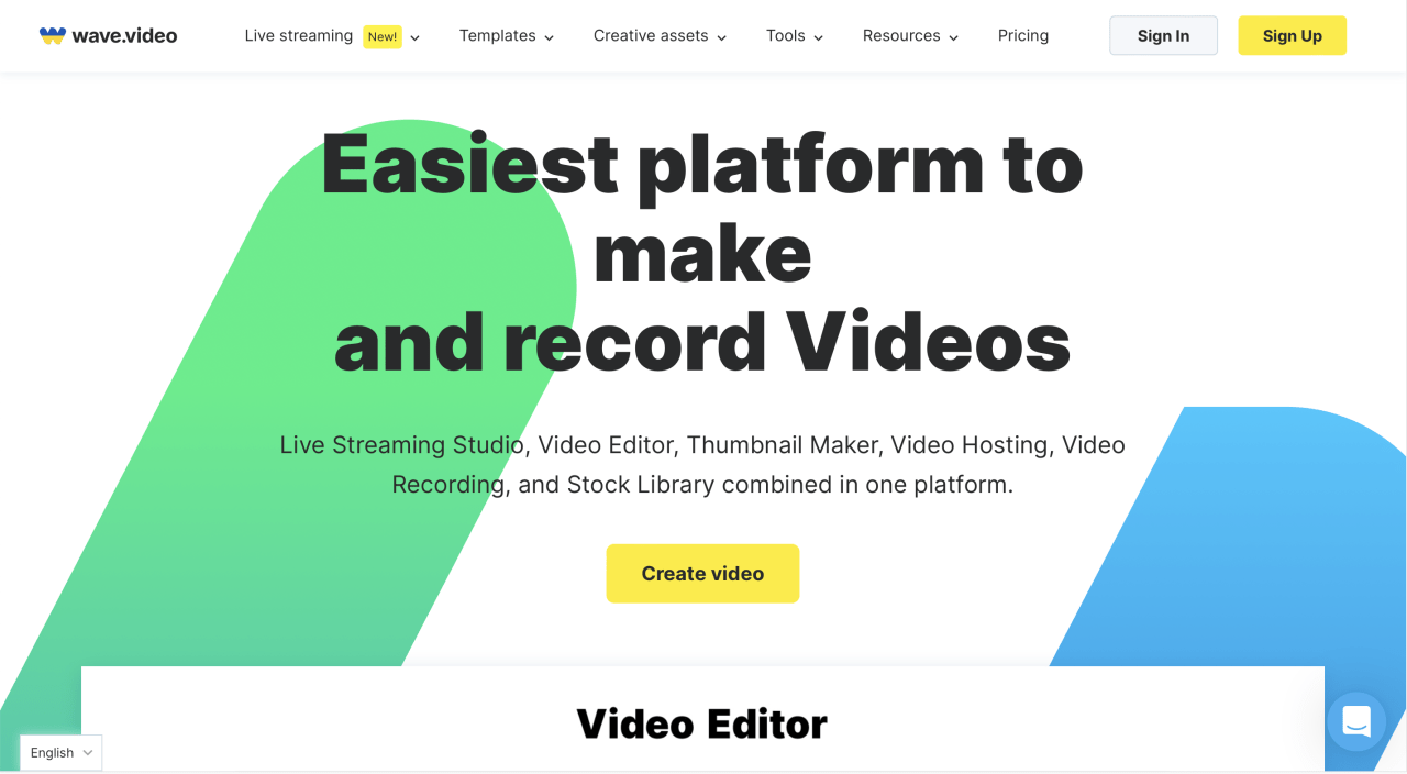 Wave.video – Get the easiest AI online video editor platform - AI Info