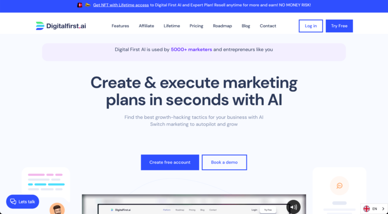Digitalfirst.ai - Create & execute marketing plans with AI - AI Info Digitalfirst.ai - Create & execute marketing plans with AI - AI Info