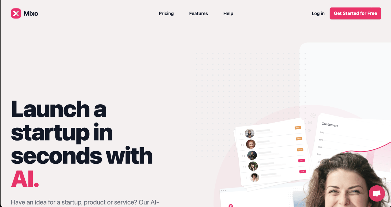 Mixo.io – Build up your startup now - AI Info