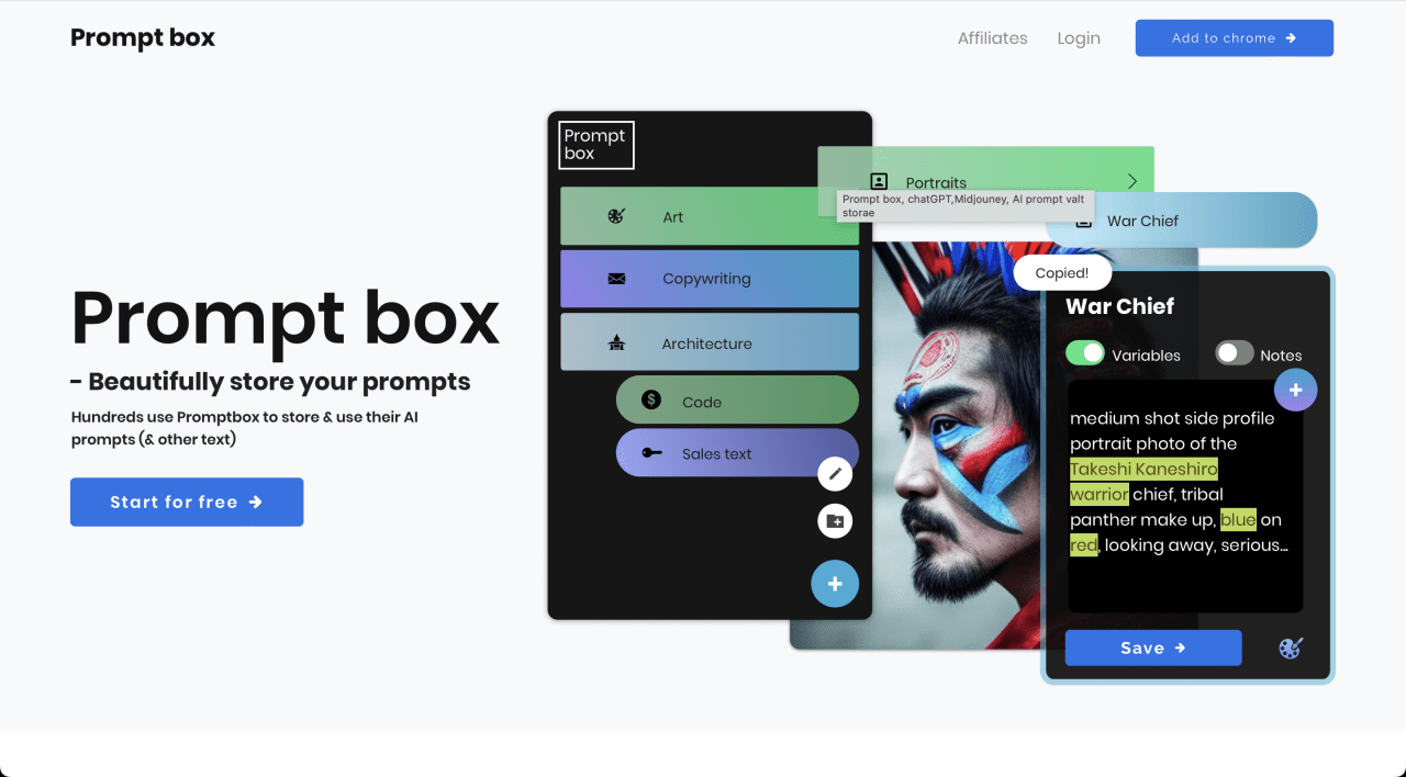 Promptbox Ai Never Forget Ai Prompts Again Ai Info