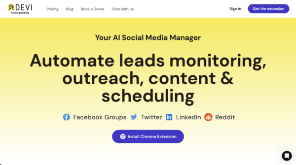Devi – your AI Social Media Manager - AI Info