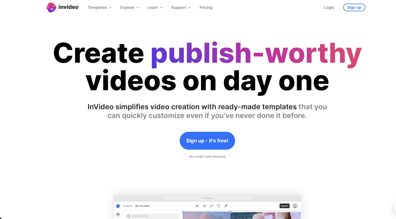 Invideo.io – Simplify video creation - AI Info